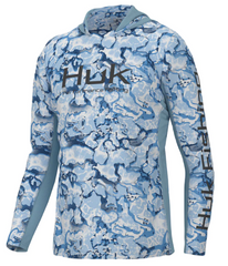 HUK ICON X INSIDE REEF LONG SLEEVE HOODIE – H&M Landing Store